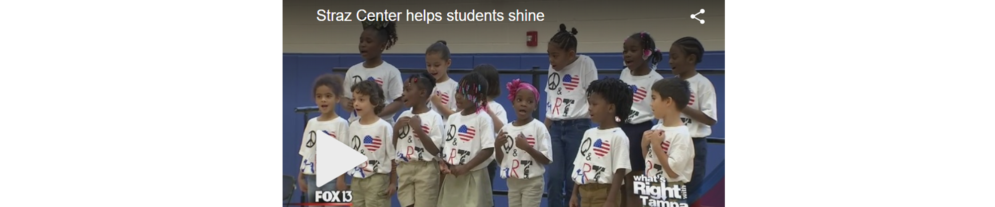 Straz Center helps students shine with free performing arts program | Metropolitan Ministries