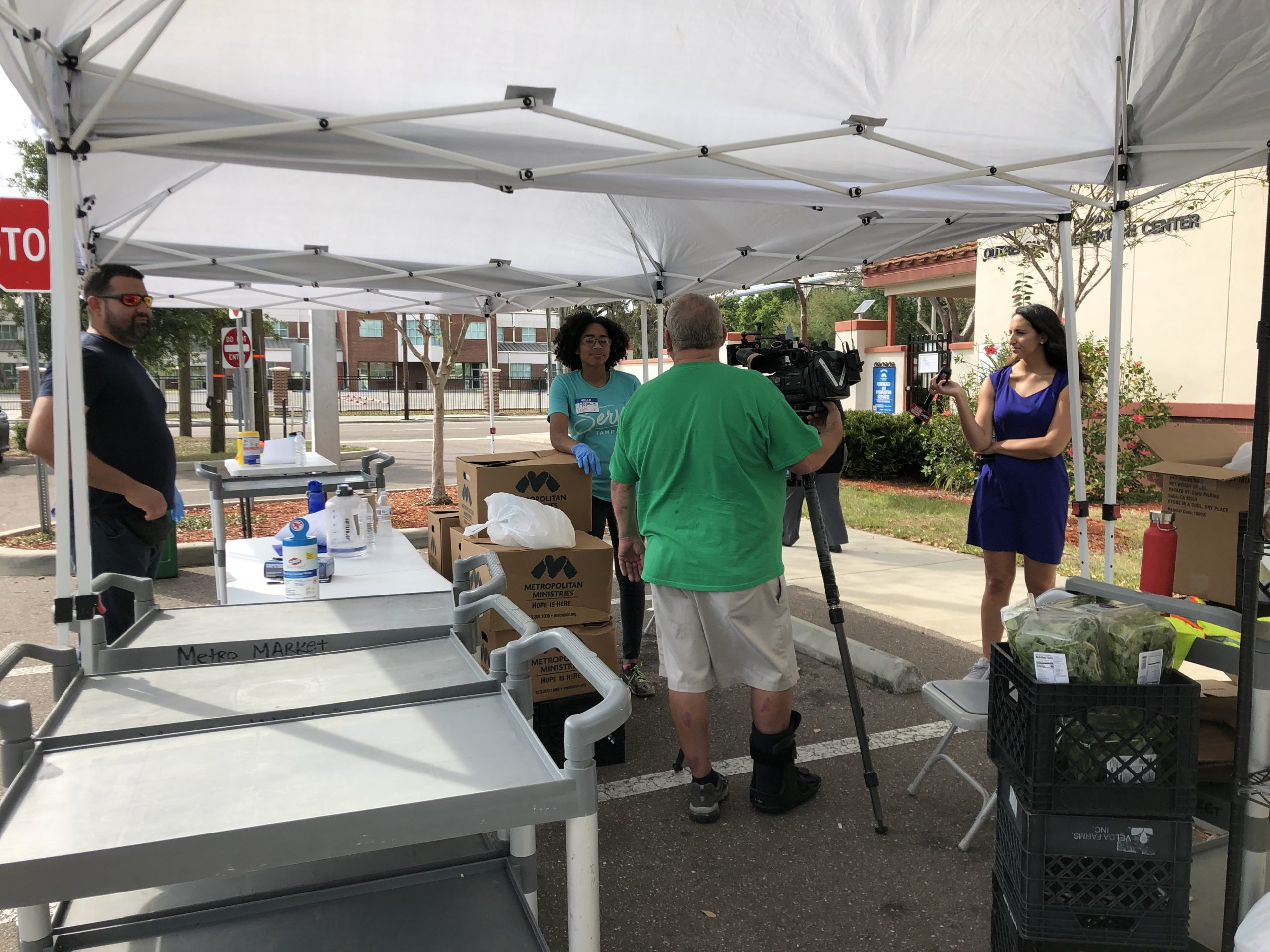 Metropolitan Ministries Offers Food via Drive-Thru Amid Coronavirus Crisis