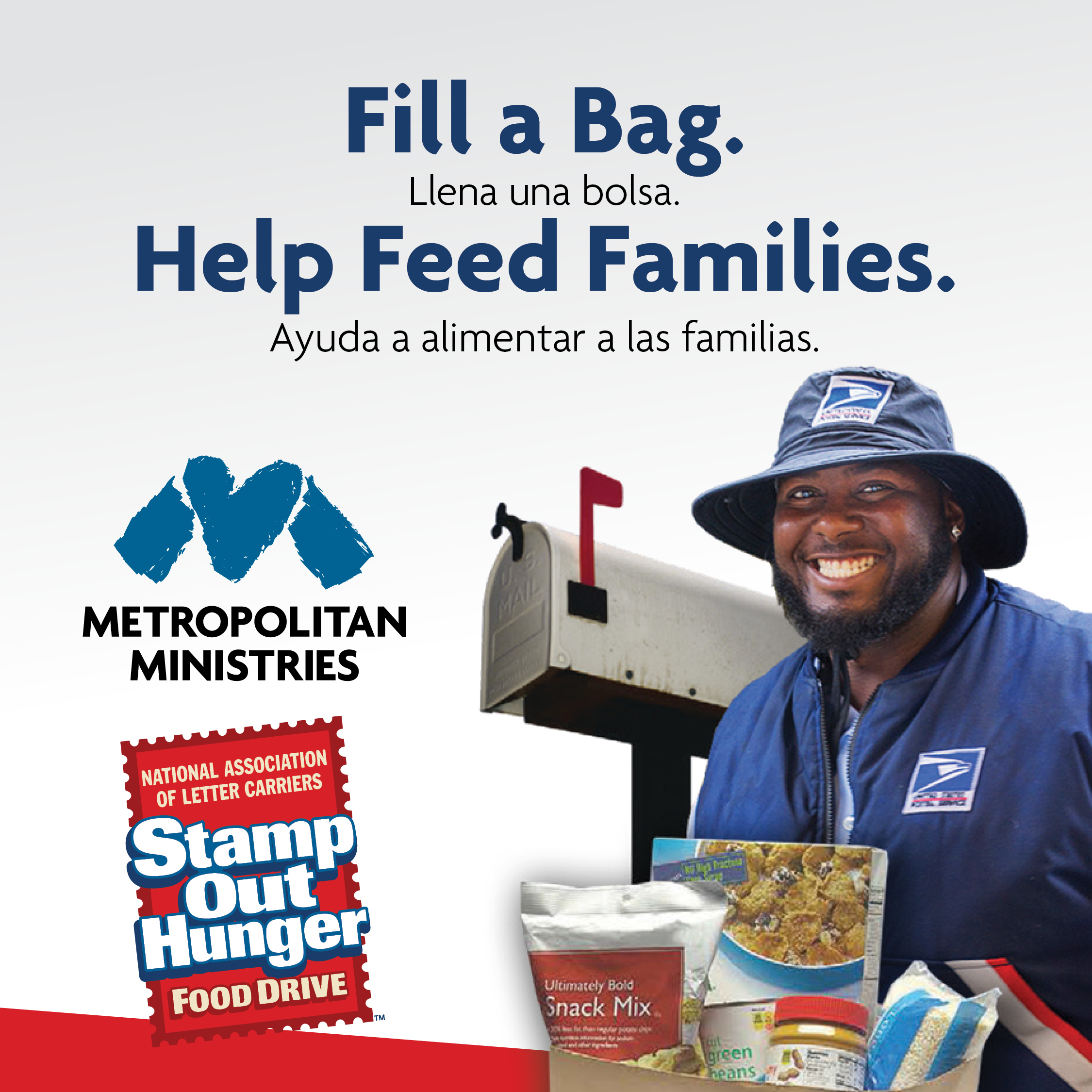 Metropolitan Ministries Partners with NALC for 30th Annual Stamp Out ...